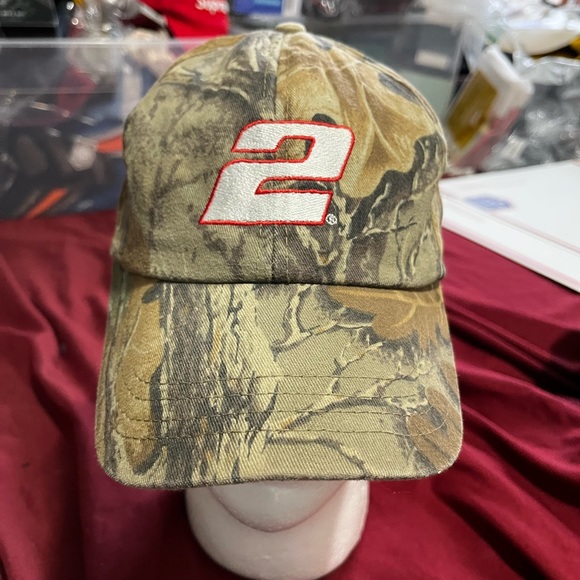 Accessories | Vintage Nascar Camo Rusty Wallace Hat 2 One Size Snapback ...